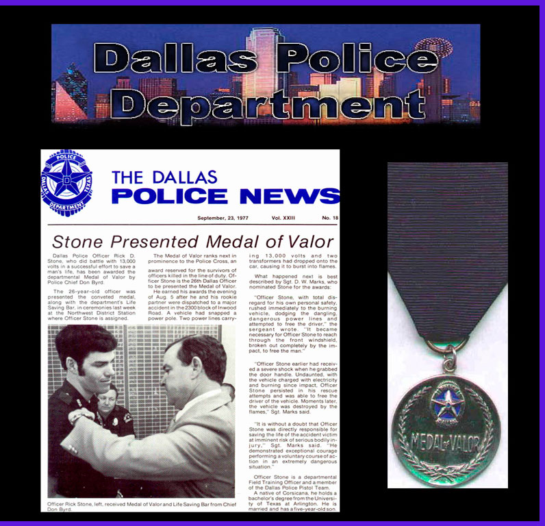 Medal of Valor – Chief Rick Stone & Family Charitable Foundation